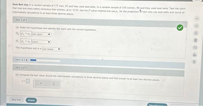 Solved find the critical value, find z value, reject or | Chegg.com