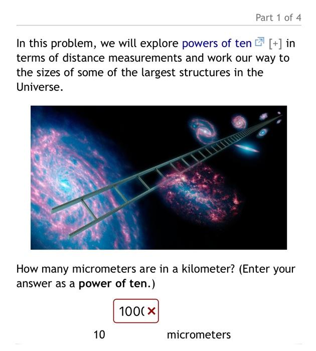 Solved In this problem, we will explore powers of ten 2[+] | Chegg.com
