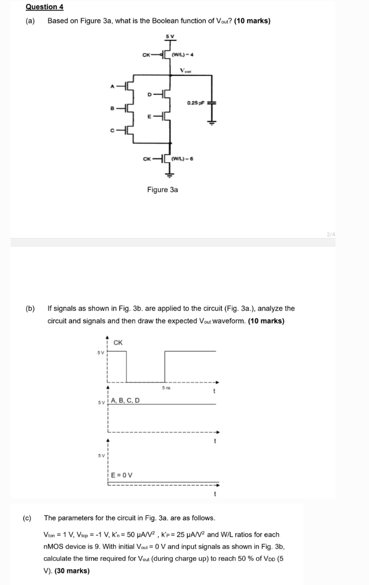 Solved Question 4(a) ﻿Based on Figure 3a, ﻿what is the | Chegg.com