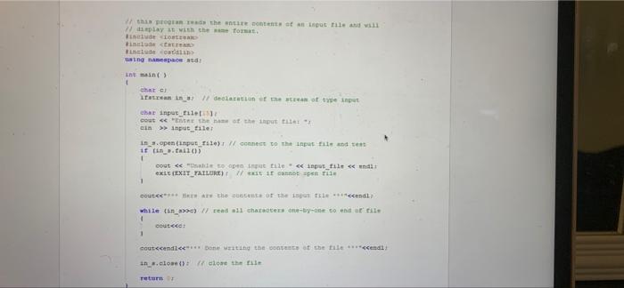 Solved B. Member Functions get, put, fail, and eof Create a | Chegg.com