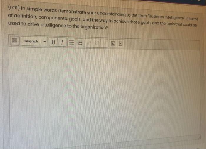 Solved (101) In simple words demonstrate your understanding | Chegg.com