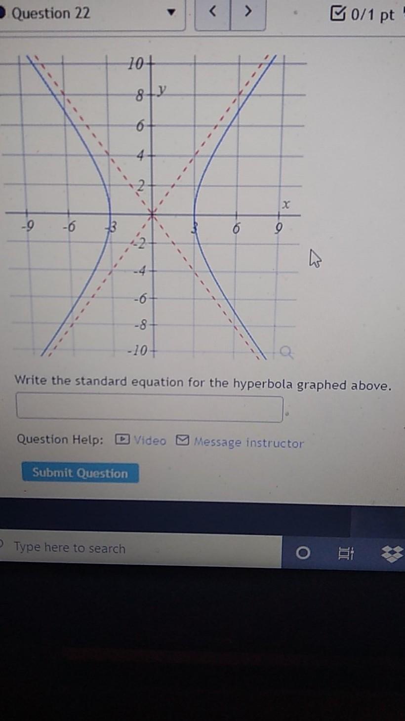 Solved Question 22 > B0/1 pt 10+ 8+y 64 x -6 -8 - 10+ Write | Chegg.com Solved Question 22 > B0/1 pt 10+ 8+y 64 x -6 -8 - 10+ Write | Chegg.com