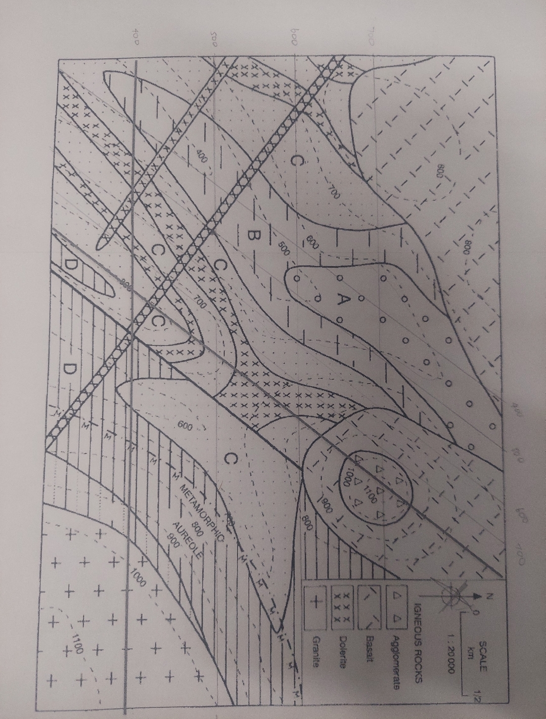 Solved what type of fault is shown on the map? | Chegg.com