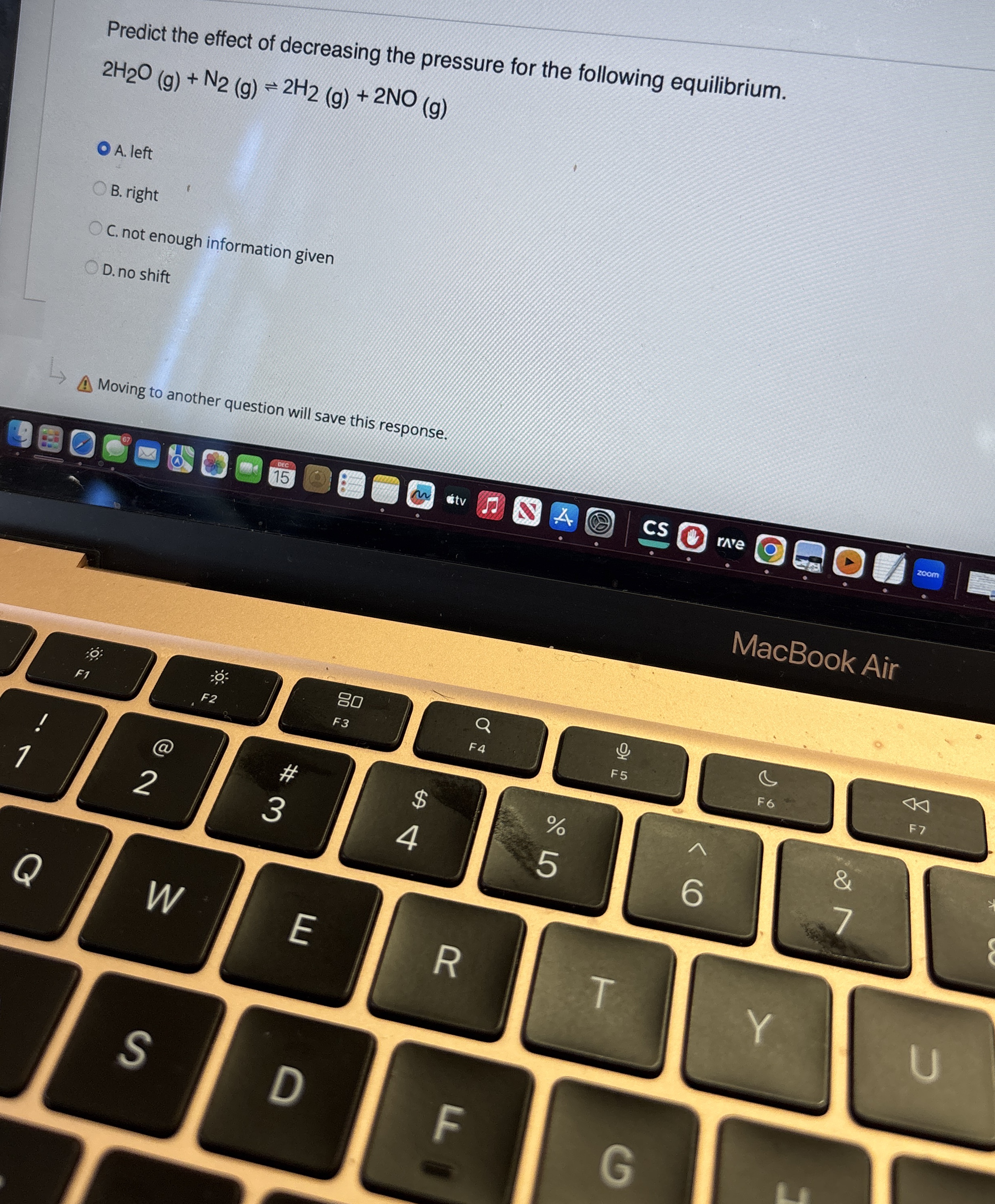 Solved Predict the effect of decreasing the pressure for the | Chegg.com