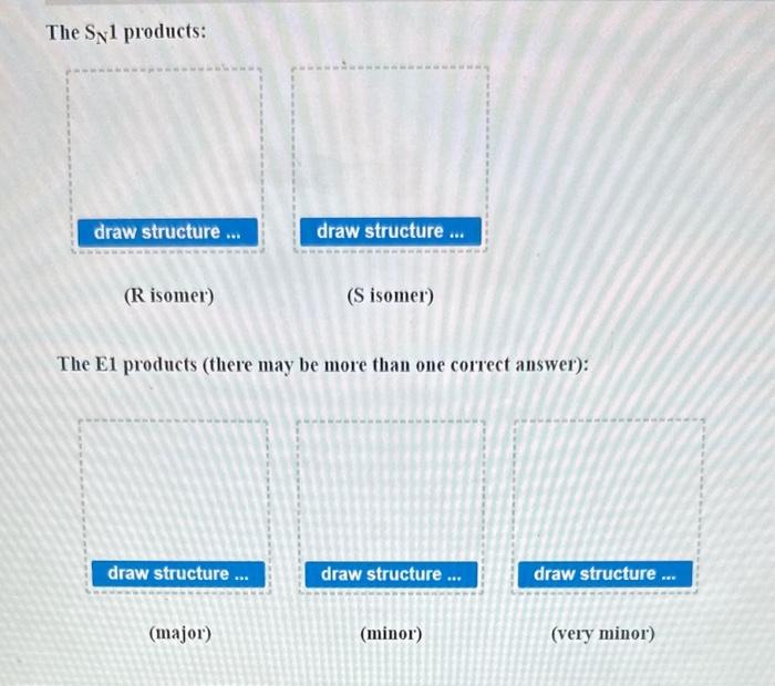 Be sure to answer all parts. Draw all products, | Chegg.com