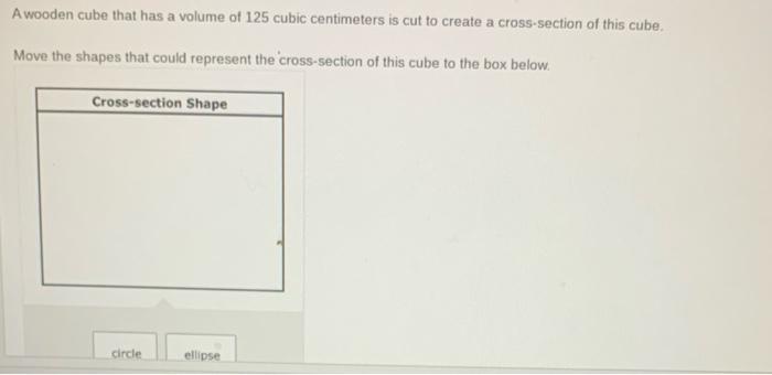 Solved A wooden cube that has a volume of 125 cubic | Chegg.com