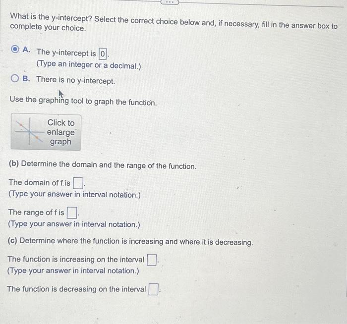 Solved For the quadratic function f(x)=x2−8x, answer parts | Chegg.com