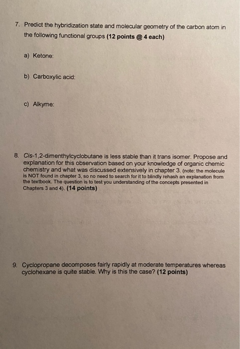Solved 5. Draw a skeletal structure for the following | Chegg.com