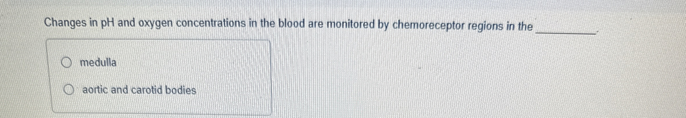 Solved Changes in pH ﻿and oxygen concentrations in the blood | Chegg.com