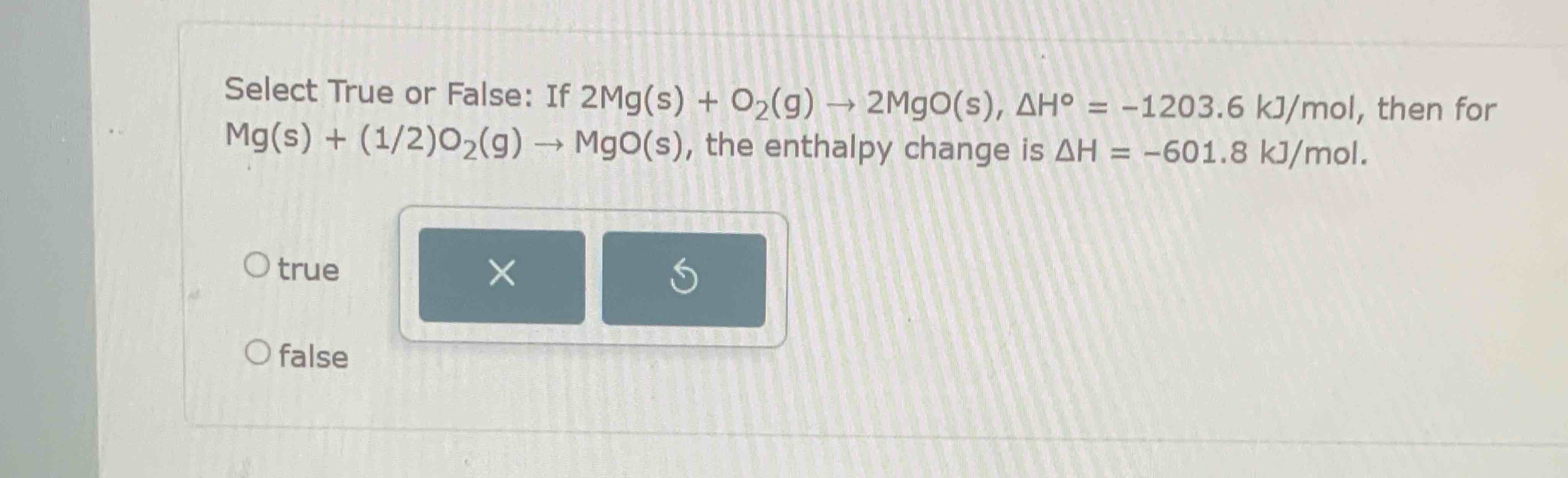 Solved Select True or ﻿False: | Chegg.com