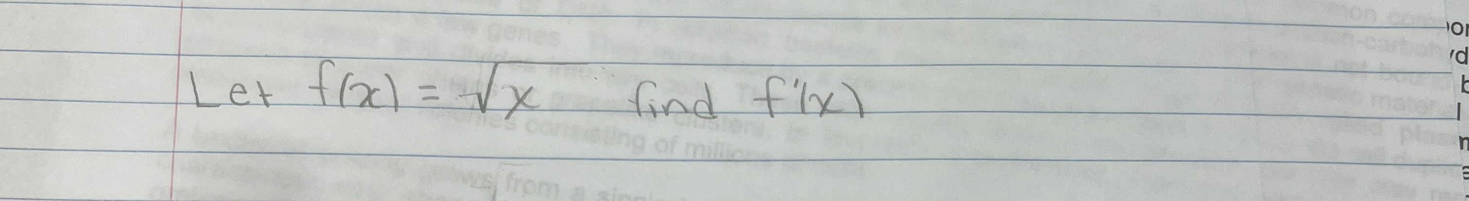 Solved Let f(x)=x2 ﻿find f'(x) | Chegg.com