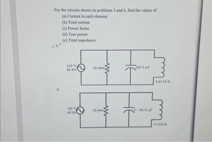 Solved For problem circuits 1,2, and 3: (a) Draw an | Chegg.com