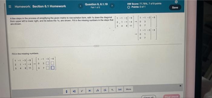 Solved Homework Section 6 1 Homework Question 6 6 1 19
