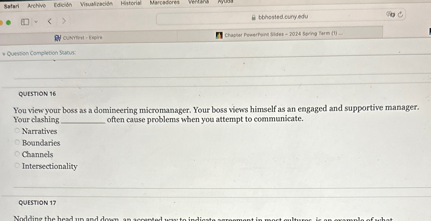 Solved bbhosted.cuny.eduCUNYfirst - ﻿ExpireChapter | Chegg.com