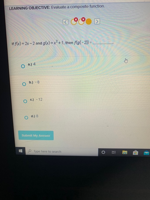 Solved LEARNING OBJECTIVE: Evaluate a composite function. > | Chegg.com