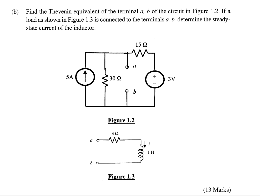 Solved (b) Find the Thevenin equivalent of the terminal a,b | Chegg.com Solved (b) Find the Thevenin equivalent of the terminal a,b | Chegg.com