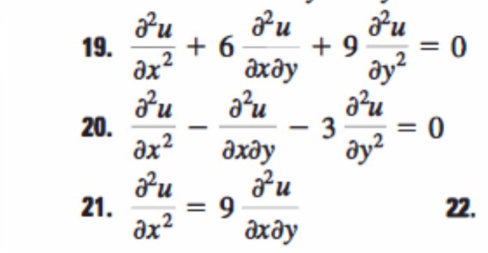 Solved In Problems 17-26, classify the given partial | Chegg.com Solved In Problems 17-26, classify the given partial | Chegg.com