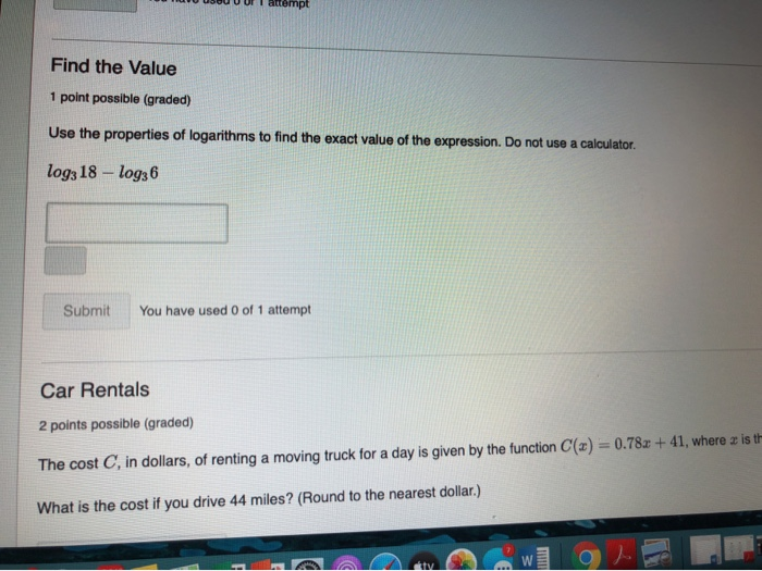 Solved Solve the Equation 1 point possible (graded) Solve | Chegg.com