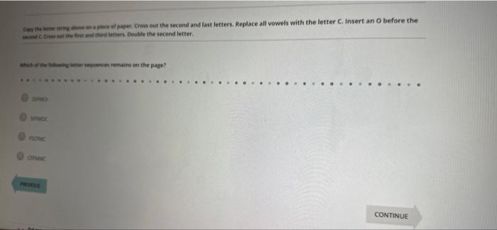 2 Copy the letter string above on a piece of paper. | Chegg.com