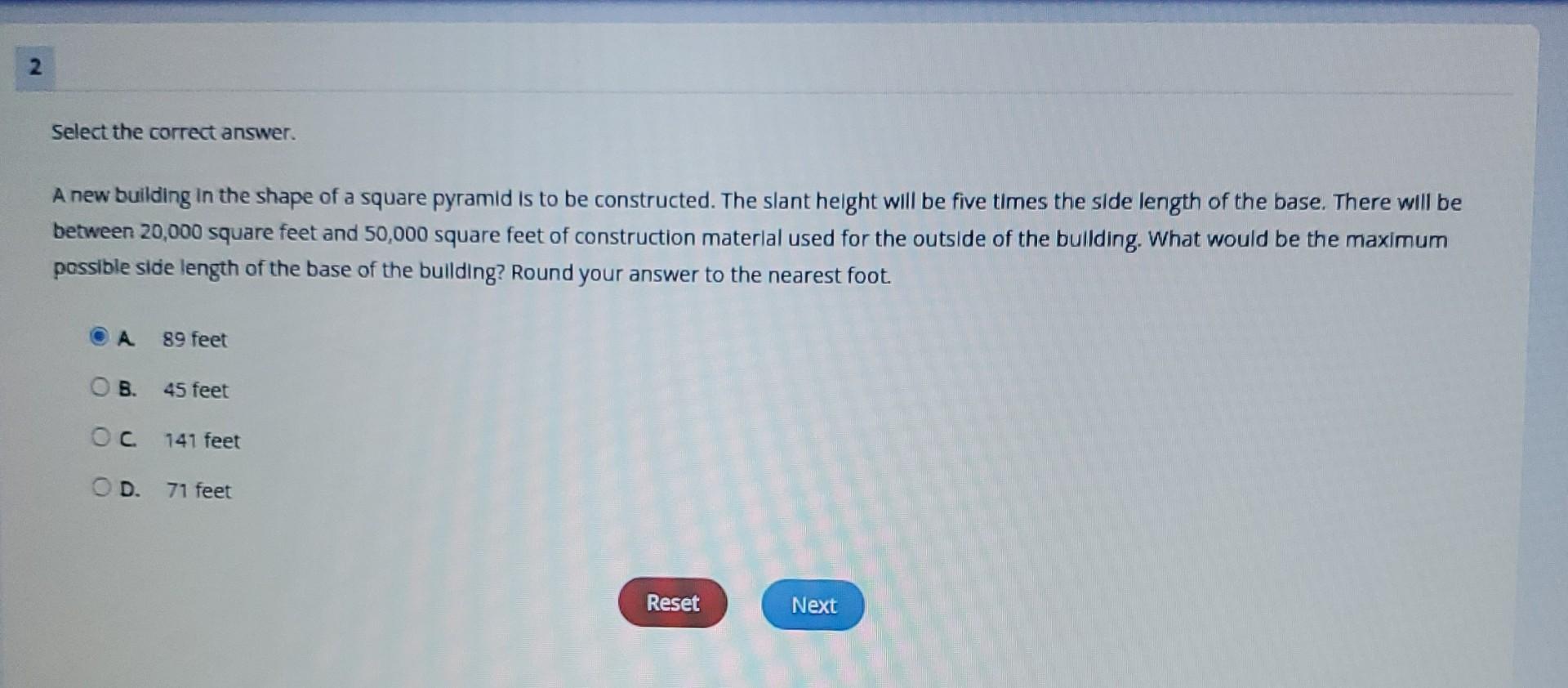 Solved A new building in the shape of a square pyramid is to | Chegg.com