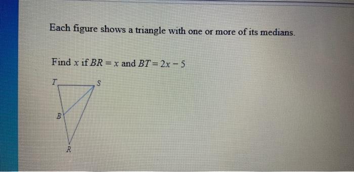 Solved Each figure shows a triangle with one or more of its | Chegg.com
