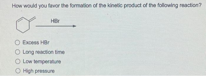 Solved What is the thermodynamic product obtained from the | Chegg.com