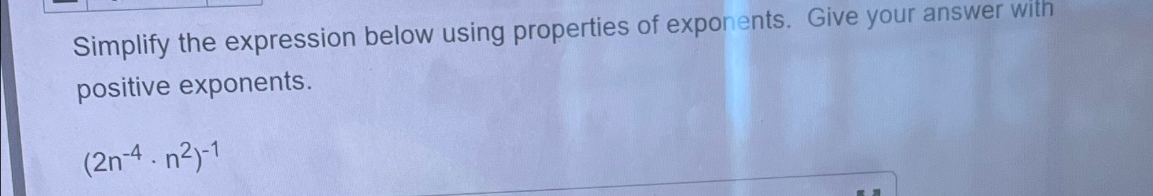 Solved Simplify the expression below using properties of | Chegg.com