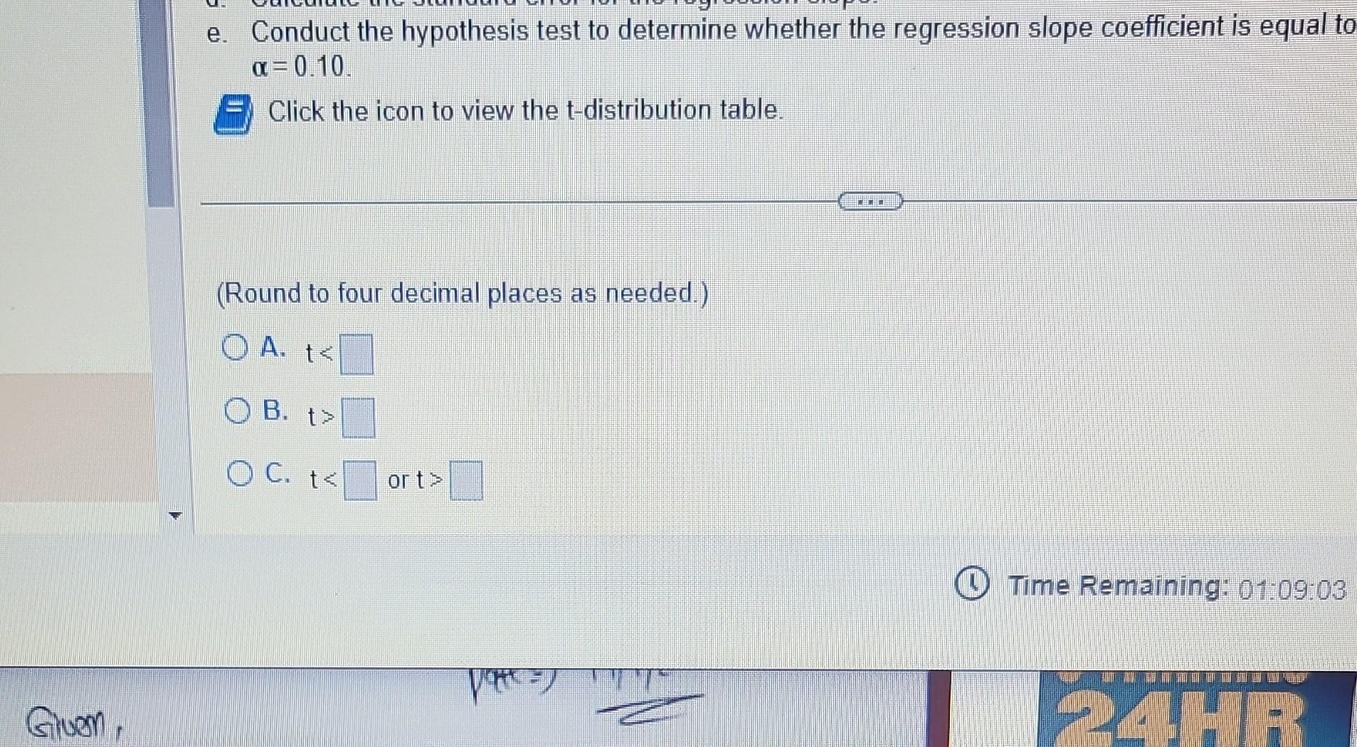 Solved The data shown below for the dependent variable, y, | Chegg.com