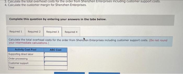 Solved Exercise 7-15 (Static) Comprehensive Activity-Based | Chegg.com