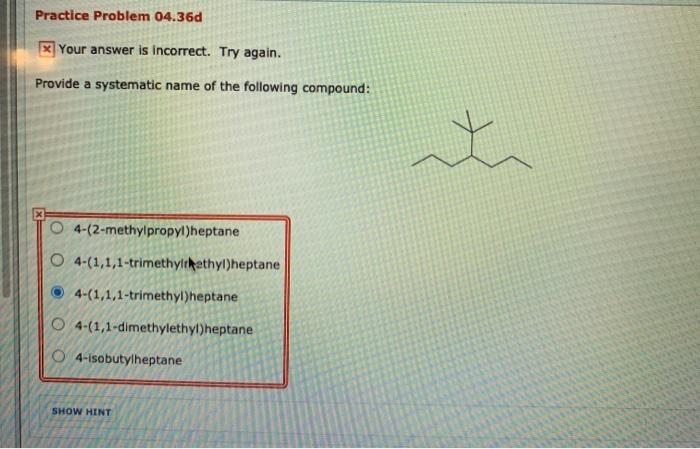 Solved Practice Problem 04.36d x Your answer is incorrect. | Chegg.com