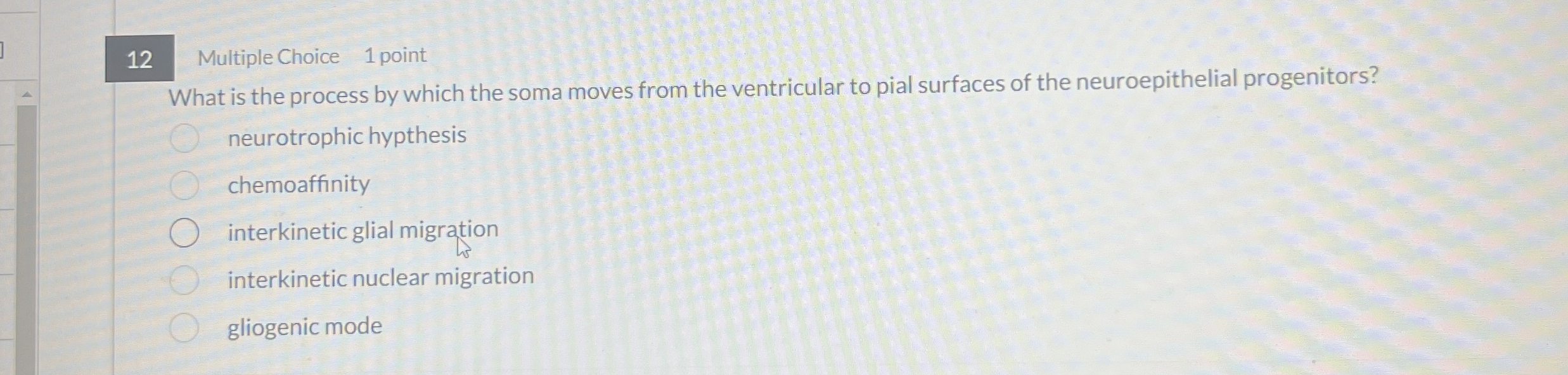 Solved 12Multiple Choice 1 ﻿pointWhat is the process by | Chegg.com