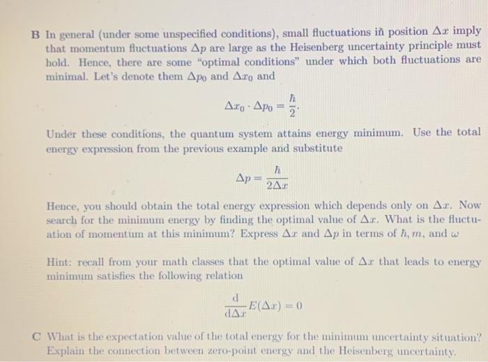 Solved (II) Consider classical and quantum harmonic | Chegg.com Solved (II) Consider classical and quantum harmonic | Chegg.com