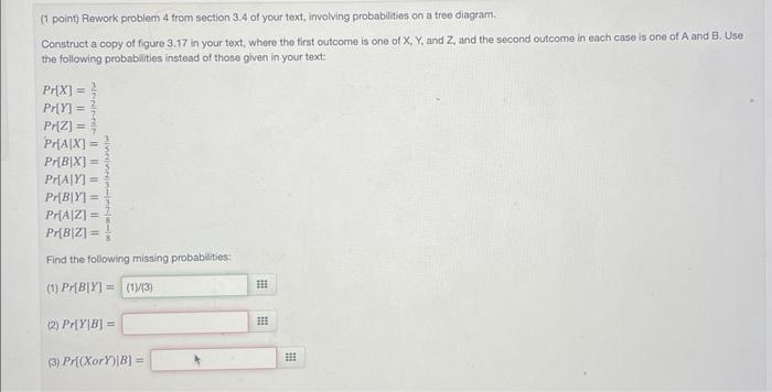 Solved (1 point) Rework problem 4 from section 3.4 of your | Chegg.com