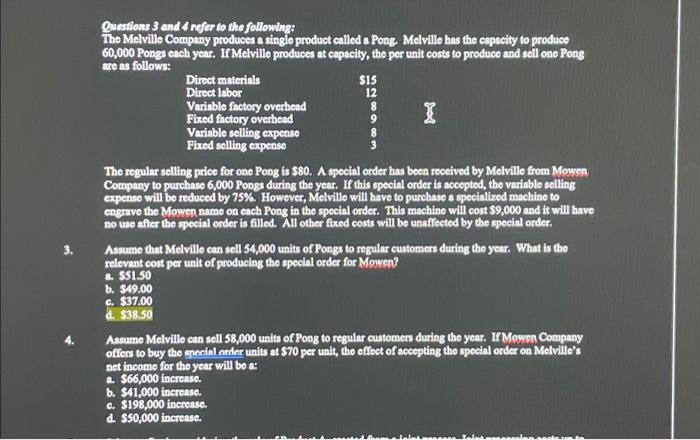 Solved (NEEDING HELP WITH QUESTION 4 and a check on 3) 3. | Chegg.com