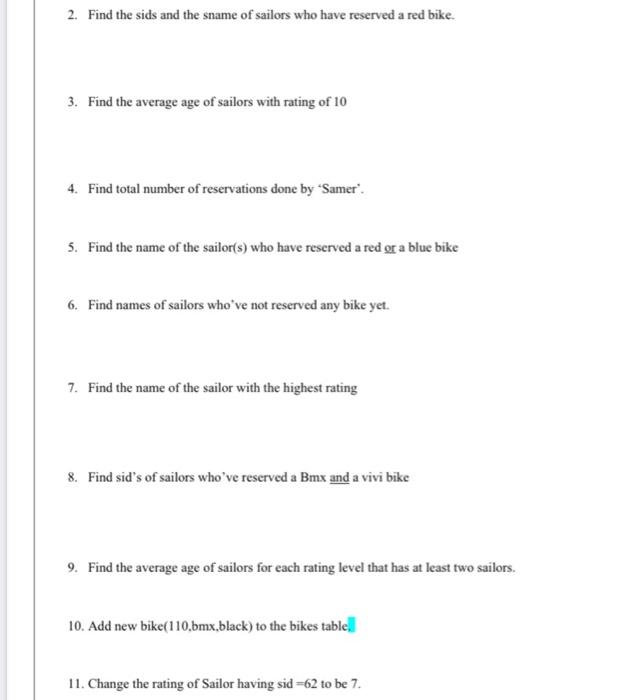 Solved Part III: Data Manipulation with SQL Consider the | Chegg.com