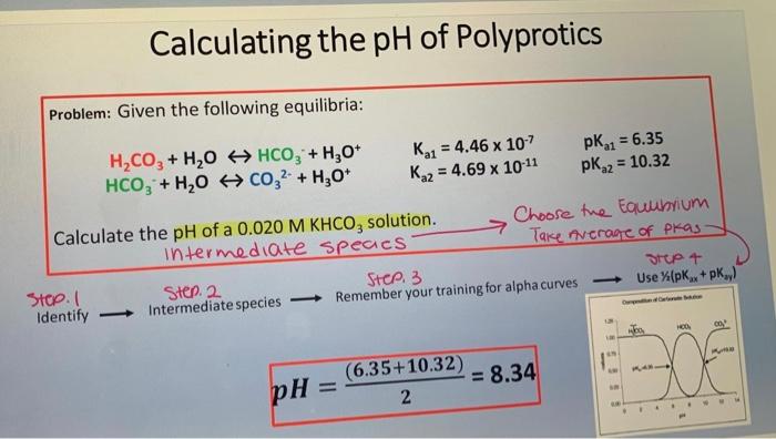 Solved Hos do we know which PKa to use in case of the most | Chegg.com