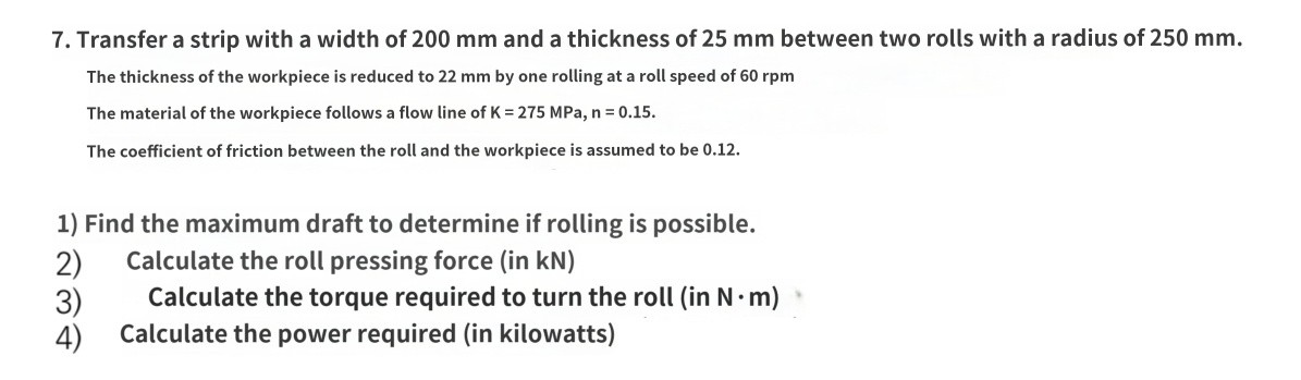 Solved Transfer a strip with a width of 200mm ﻿and a | Chegg.com
