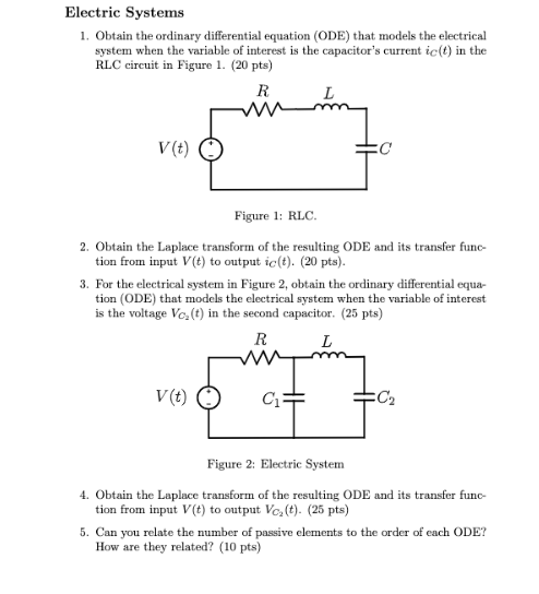 Solved Obtain the ordinary differential equation (ODE) ﻿that | Chegg.com