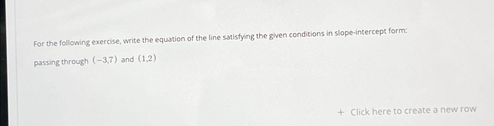 Solved For the following exercise, write the equation of the | Chegg.com