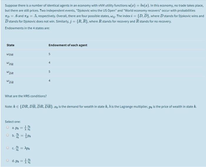 These are questions in Microeconomics, related to | Chegg.com
