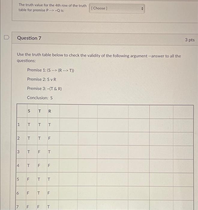 Consider the following argument. Fill in the | Chegg.com