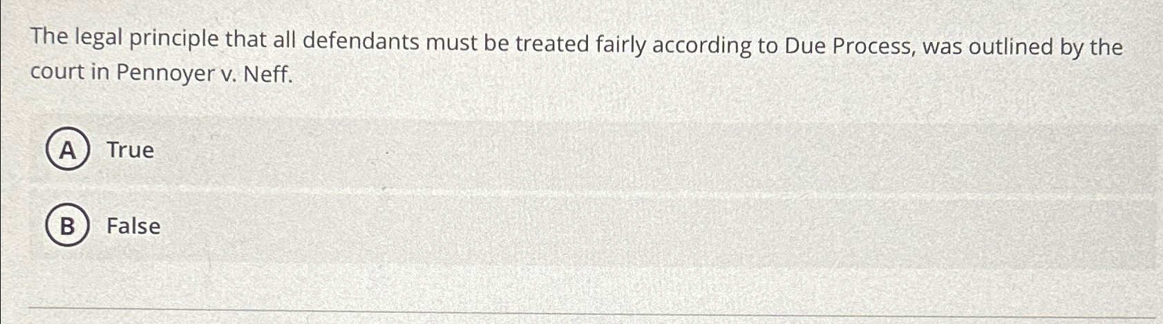 Solved The legal principle that all defendants must be | Chegg.com