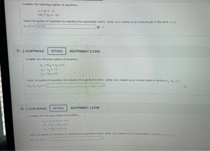 [Solved]: Consider the tollowing: [ left[ begin{array}{rr