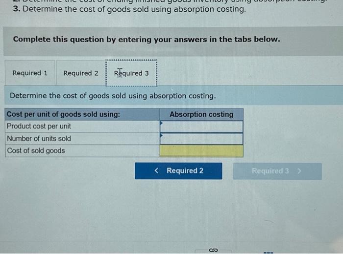 Solved 1. Compute the product cost per unit using | Chegg.com