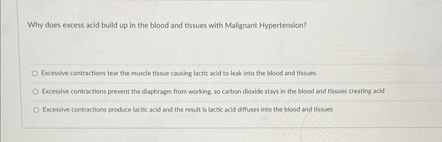 Solved Why does excess acid build up in the blood and | Chegg.com