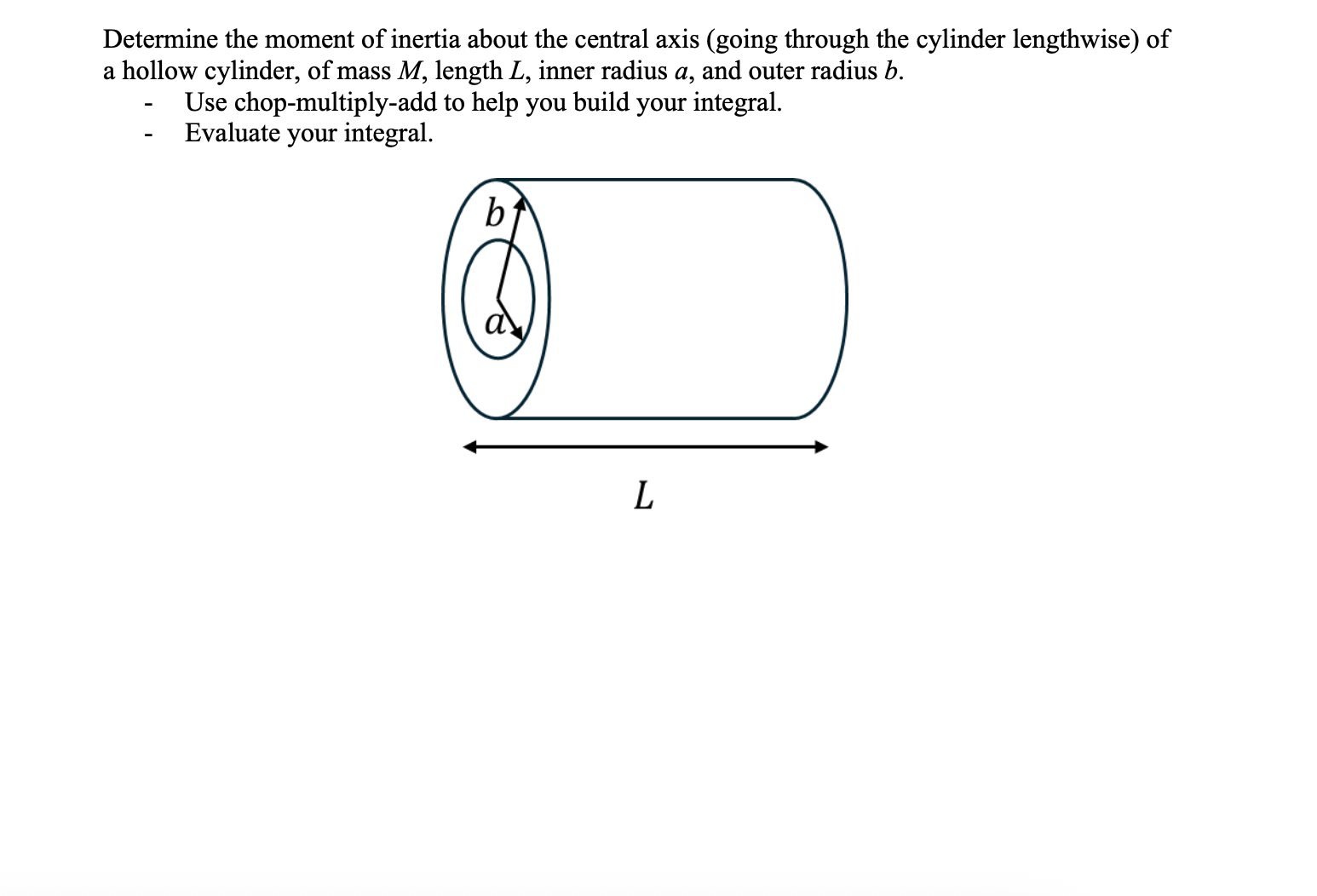Solved Determine the moment of inertia about the central | Chegg.com