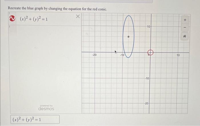 Solved Recreate the blue graph by changing the equation for | Chegg.com