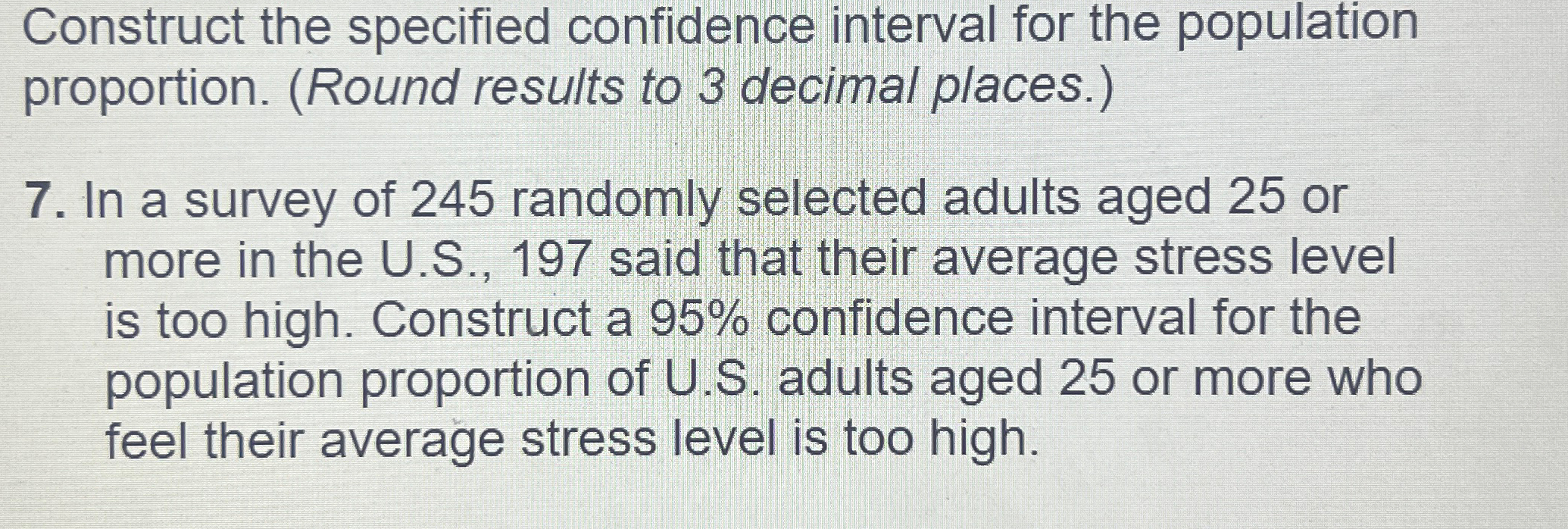 Solved Construct the specified confidence interval for the | Chegg.com