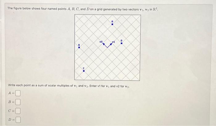 The figure below shows four named points A, B, C, and | Chegg.com