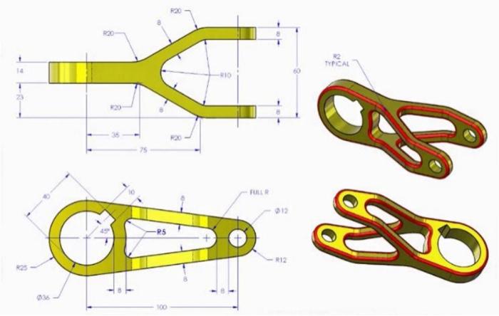 Solved creo parametric drawing file and screenshot please | Chegg.com
